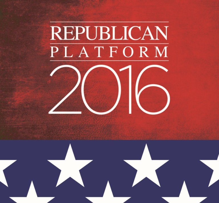 The Republican Party Platform - Taylor County Republican Party